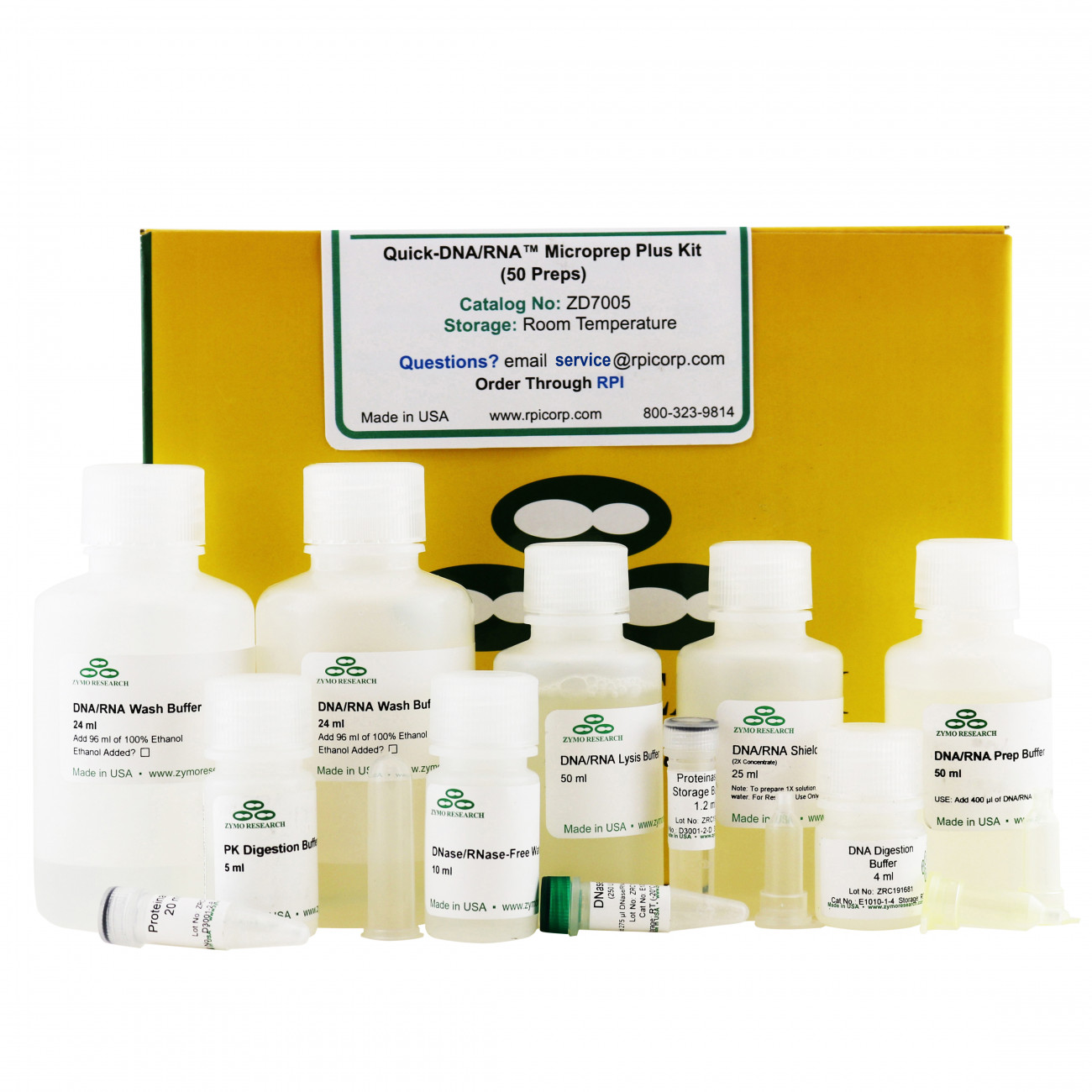 ZD7005 - Quick-DNA/RNA Microprep Plus Kit, 50 Preps